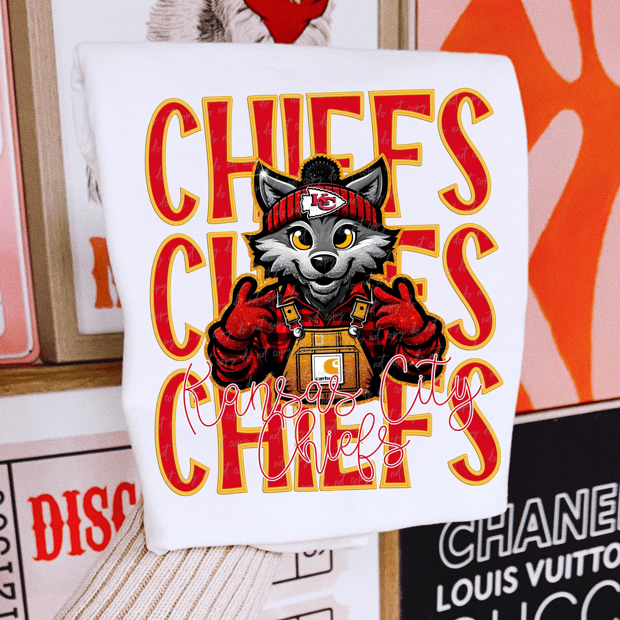 Red Stacked Chiefs Man Wolf Overalls 03022 – Restless Heart Inspirations