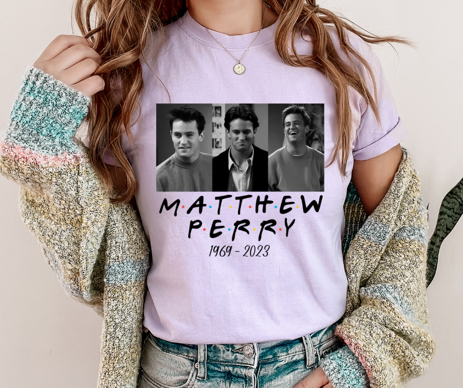 RIP Matthew Perry Version 3 DTF Transfer – Restless Heart Inspirations