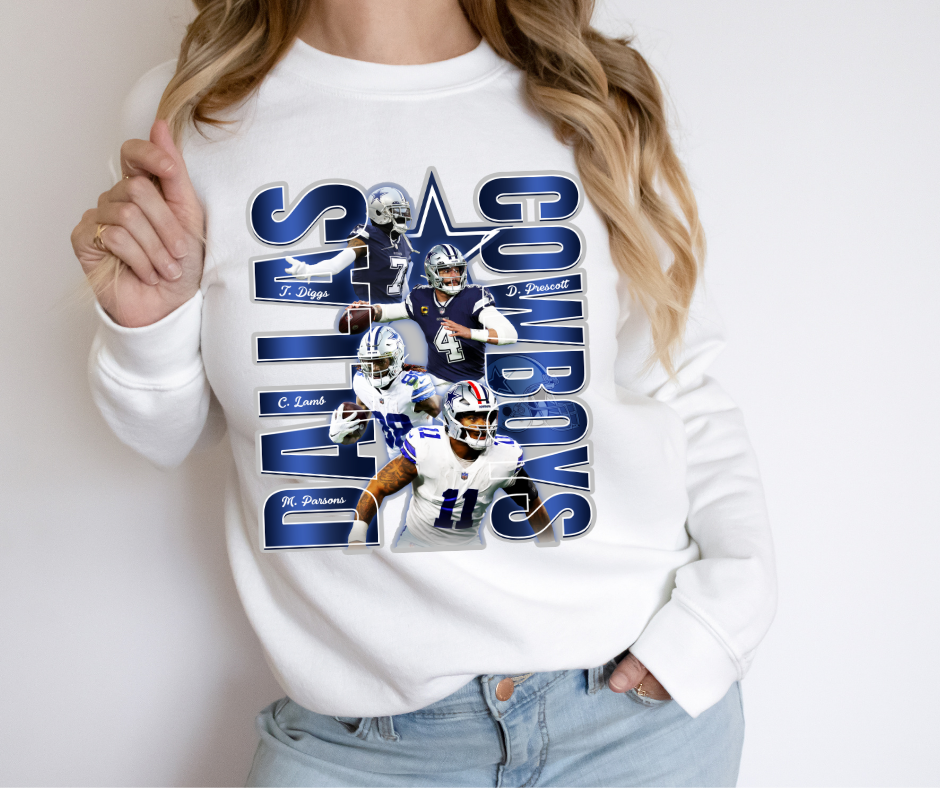 Dallas Cowboys Players DTF Transfer – Restless Heart Inspirations