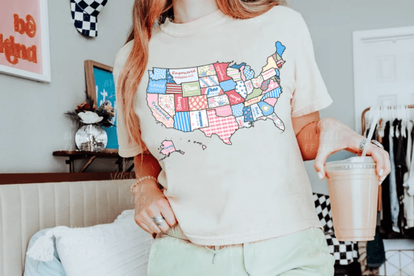 Preppy USA Map – Restless Heart Inspirations