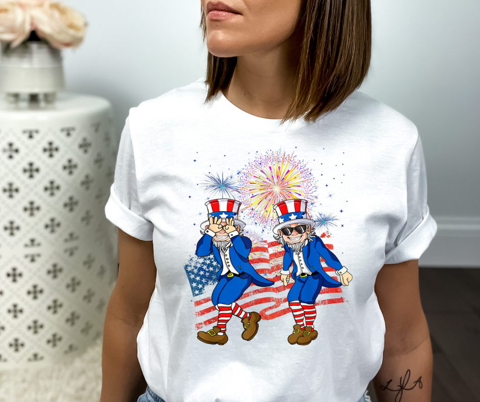 Uncle Sam Griddy Dance DTF Transfer 06192 – Restless Heart Inspirations