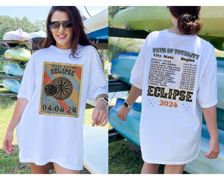 Vintage Solar Eclipse (FRONT ONLY) DTF Transfer – Restless Heart ...