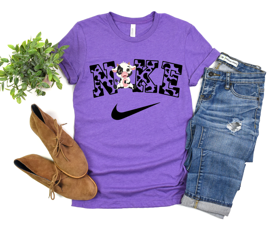 Cow Nike DTF Transfer 06494 – Restless Heart Inspirations